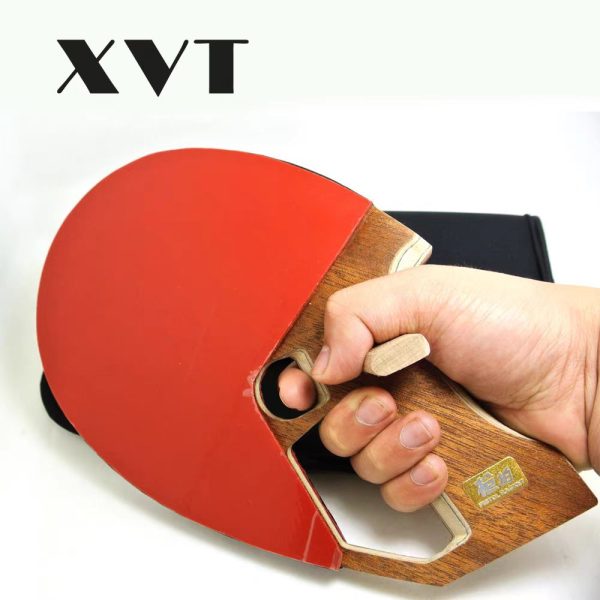 ITTF Approved Hand Assemble 5 wood Pistol Table Tennis Racket/ ping ...